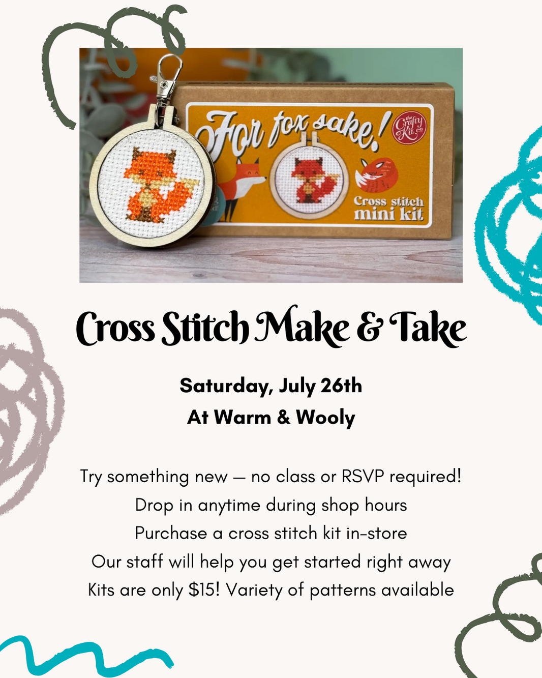 Classes & Events – Warm and Wooly